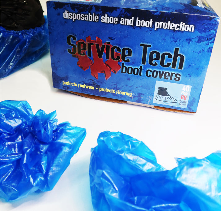 Disposable Boot & Shoe Covers for Plumbing Work - Drain Ranger Tools
